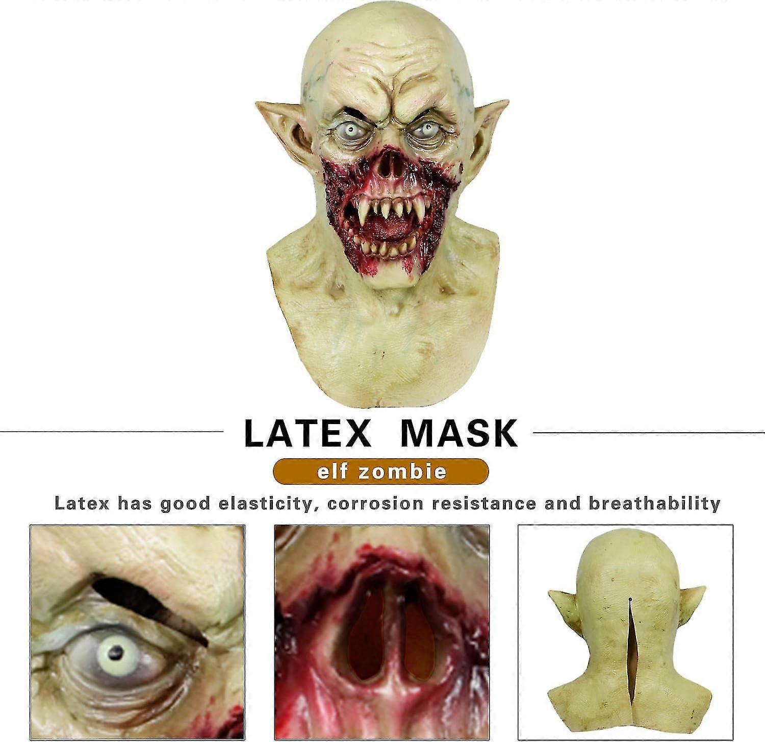 Vampire Mask Scary Monster Horror Mask Halloween Costume Party Demon ...