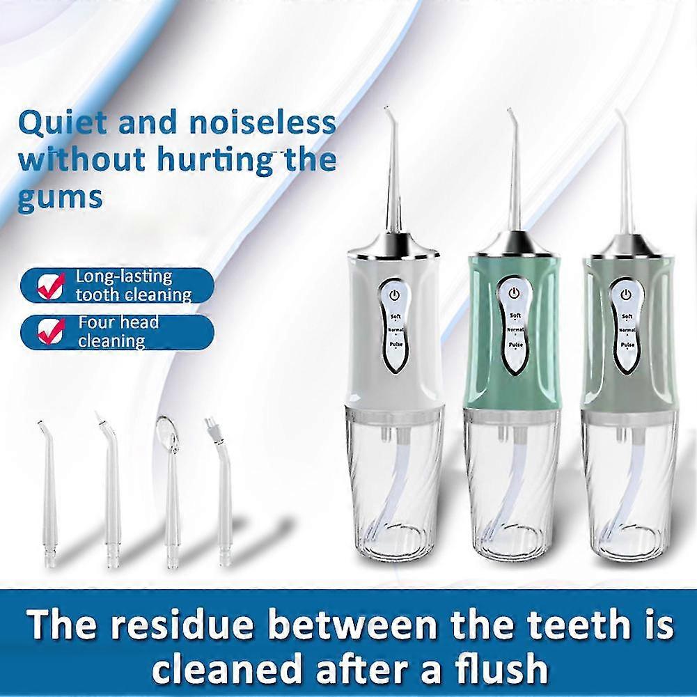 Cordless Oral Irrigator Water Jet Dental Teeth Flosser Tooth Cleaner 1/ ...