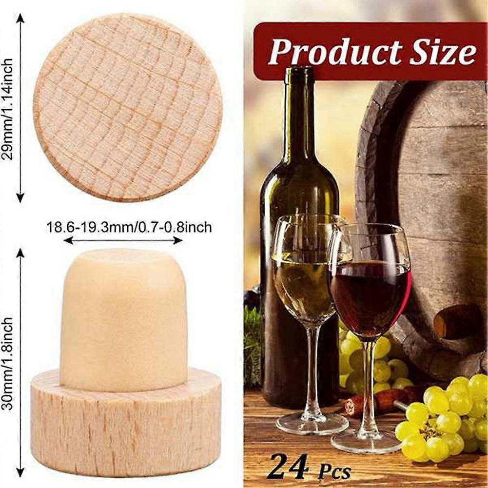 50Pc Wine Cork T Shaped Cork Plugs for Wine Cork Wine Stopper Reusable ...