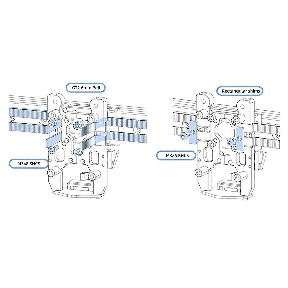 Cartographer IDM Scanner Levelling Sensor CNC Metal Bracket for VORON 2 ...