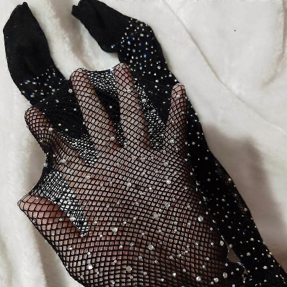 Children's Sequin Nylon Mesh Pantyhose - Kids Rhinestone Fishnet Tights ...