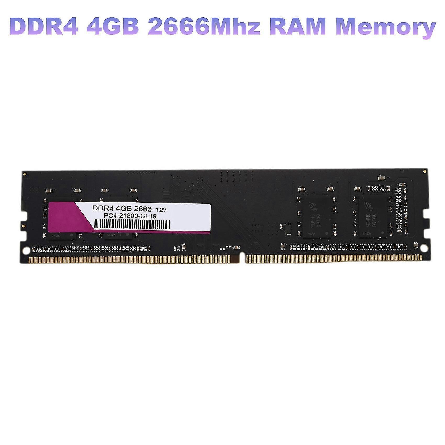 Ddr4 4gb 2666mhz Ram Memory Pc4-21300 1.2v Pc Dimm 288pin Ram For Desktop Computer Ram | Fruugo DK