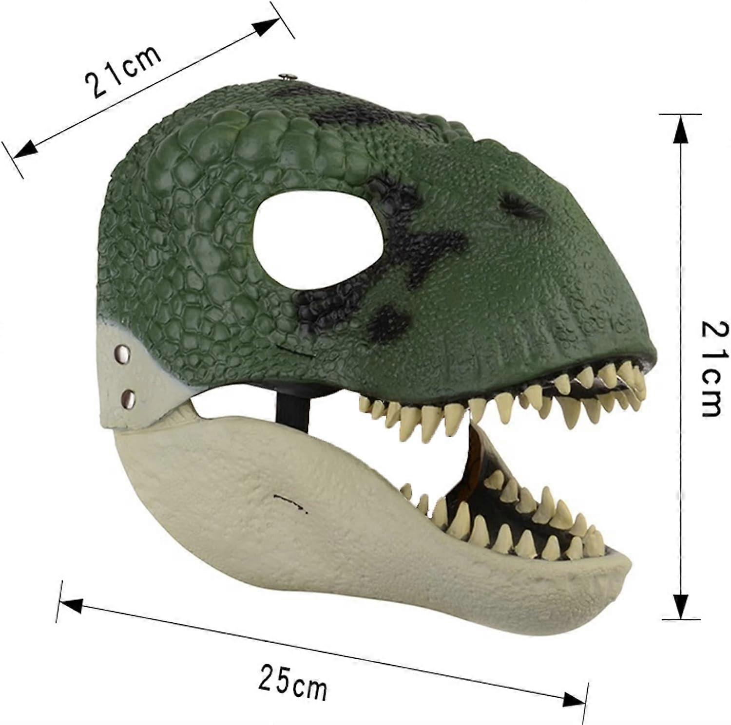 Dino Mask Moving Jaw, Dinosaur Mask for Kids Adults, Dinosaur Head Face ...