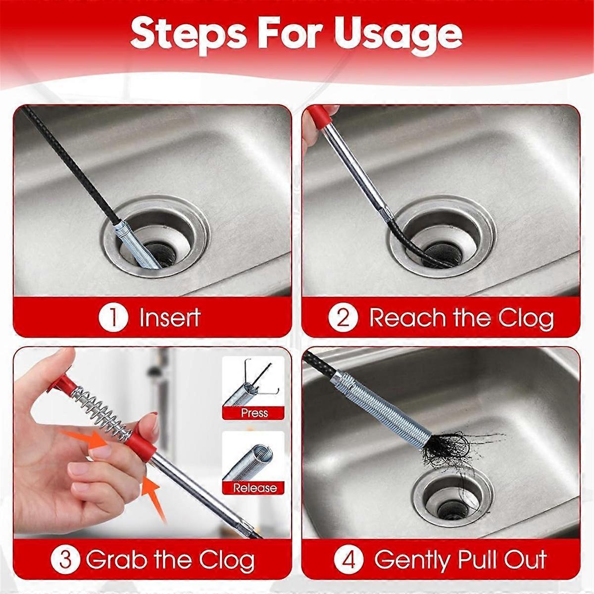 4 Pack Telescoping Magnet Pick-Up Tool Set, Extendable Magnetic ...