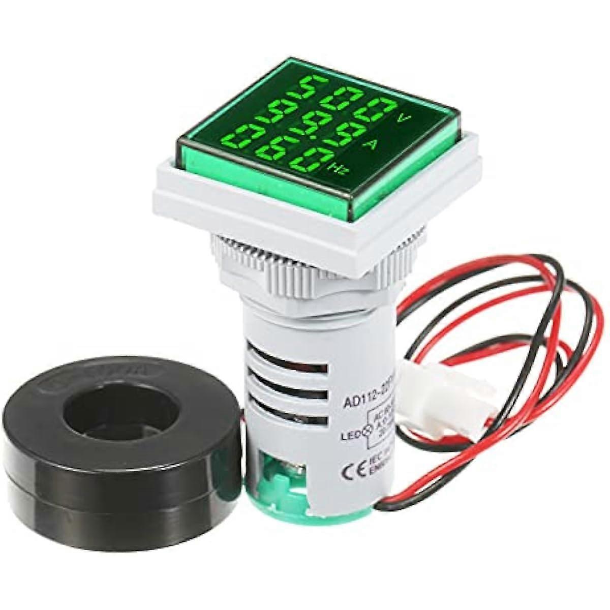 Digital Volt Ammeter Voltampereter Ammeter Cymometer Three LED Displays ...
