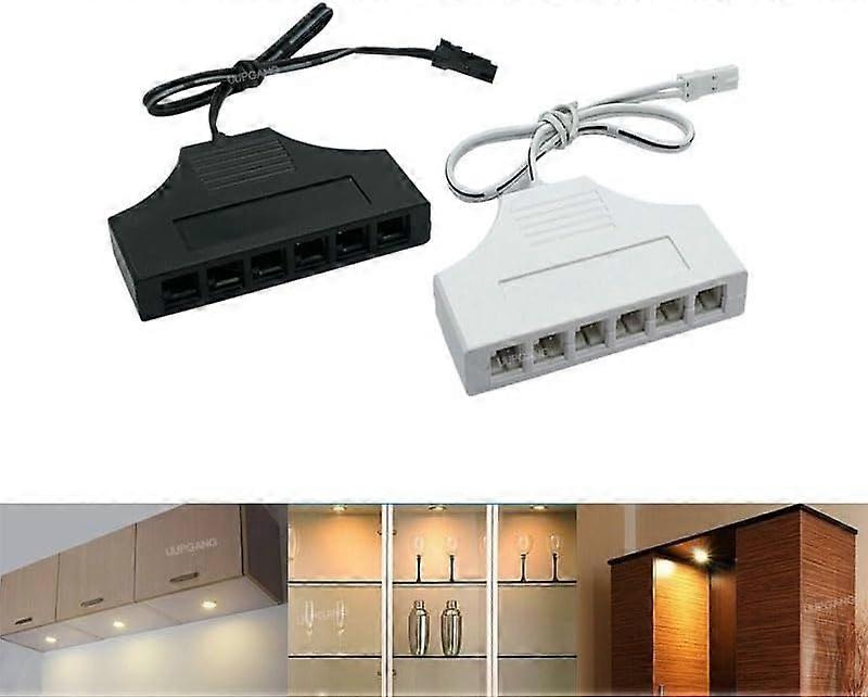 2pin 1 to 6 Hole Splitter Box 2468 Terminal Wire Junction Box for LED ...