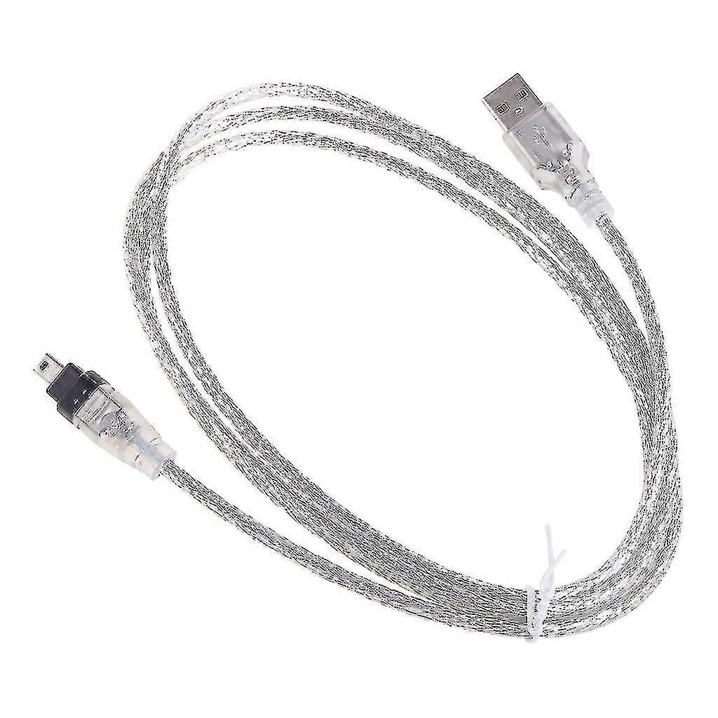 1 Pc Usb To Firewire Ieee 1394 4p 4 Pin Ilink Adapter Cable Cord Zzj ...