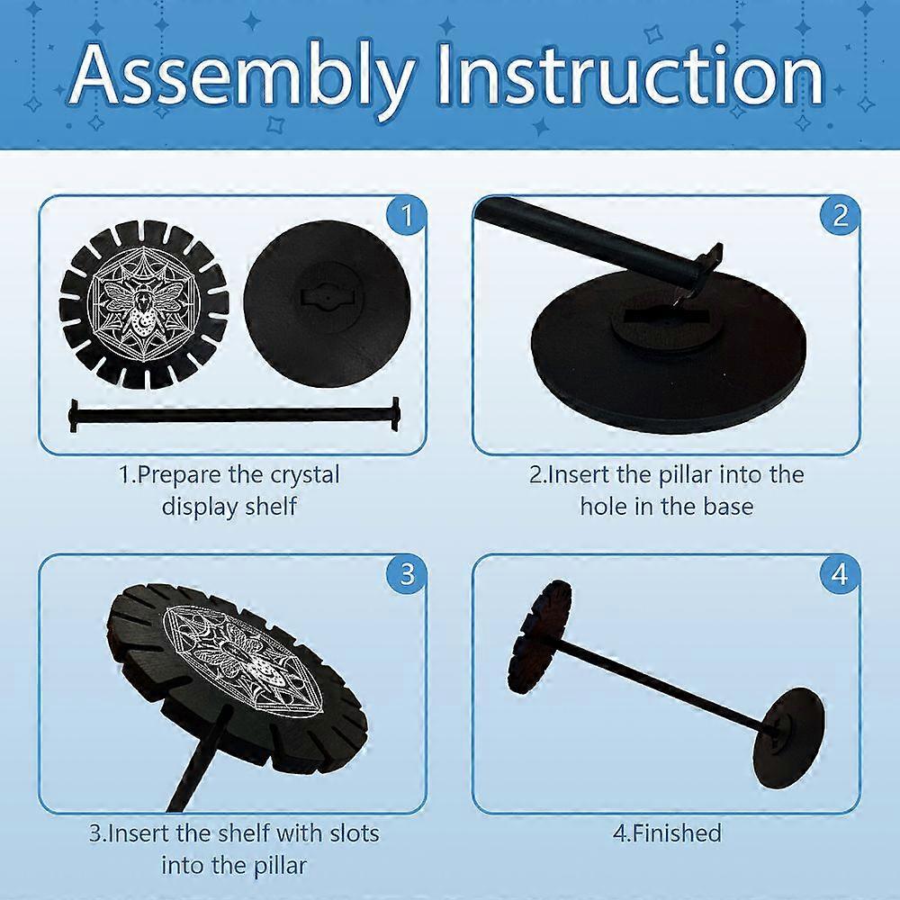 Bee Pendulum Stand Crystal Shelf Wooden Pendulum Holder Display Rack ...