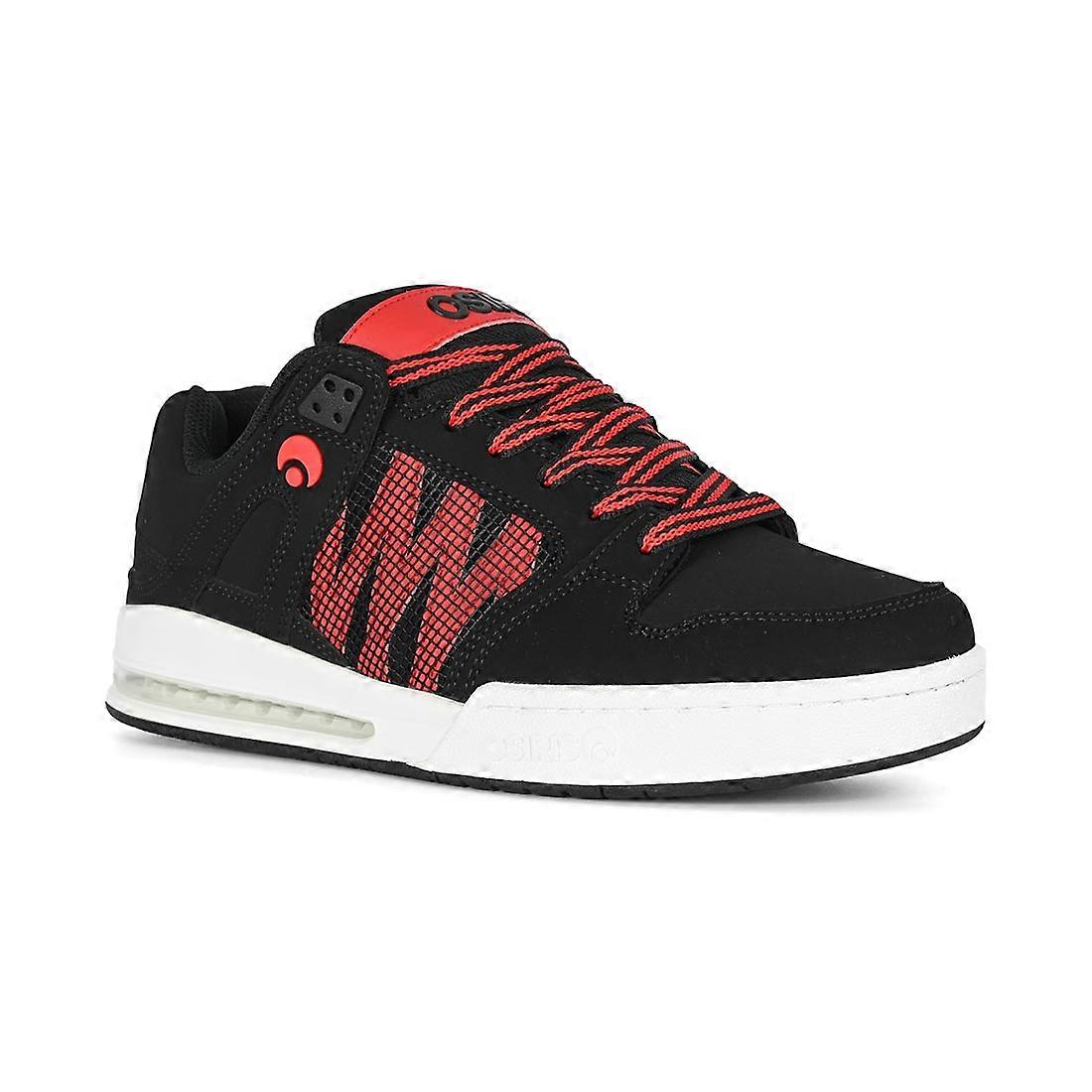 Osiris Pixel Skate Shoes - Black/White/Red | Fruugo UK