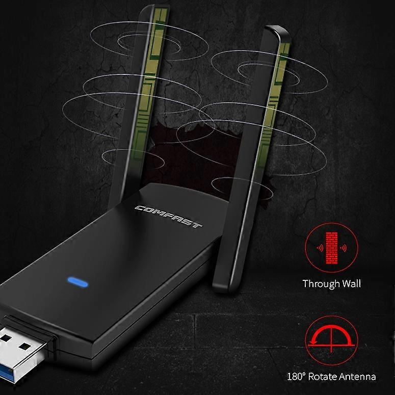 COMFAST CF-924AC V2 1200Mbps Dual Frequency Gigabit USB Computer WIFI ...