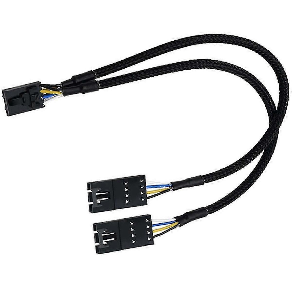 4 Pin Male to Female Fan RGB Splitter Cable for RGB HUB, Lighting Node ...