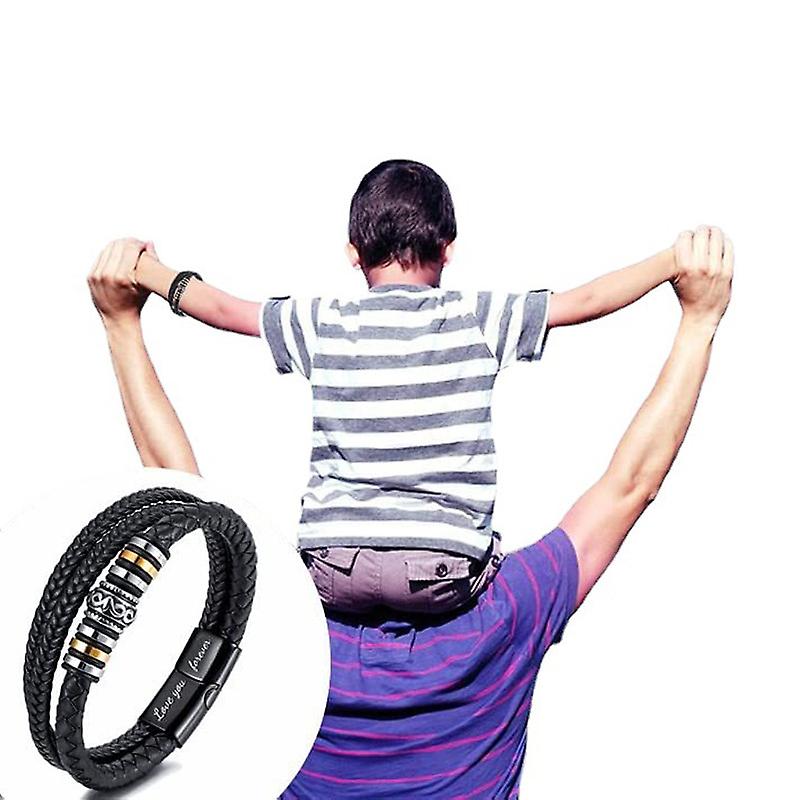 Heren Armbanden Lederen Armbanden Voor Mannen Gevlochten Magnetische ...