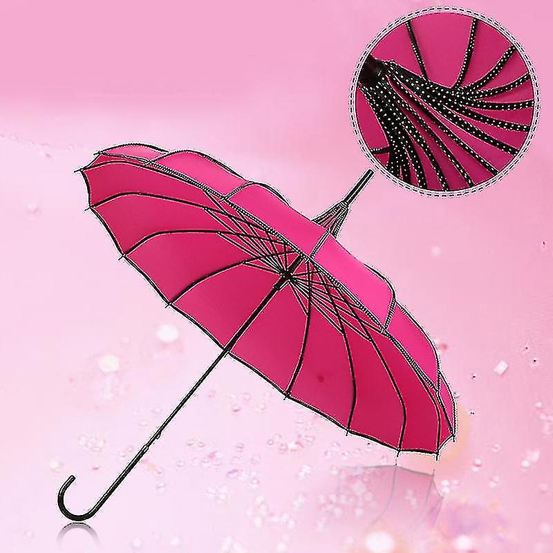 Vintage Pagod paraply brude bryllupsfest Sol regn uv beskyttende ...