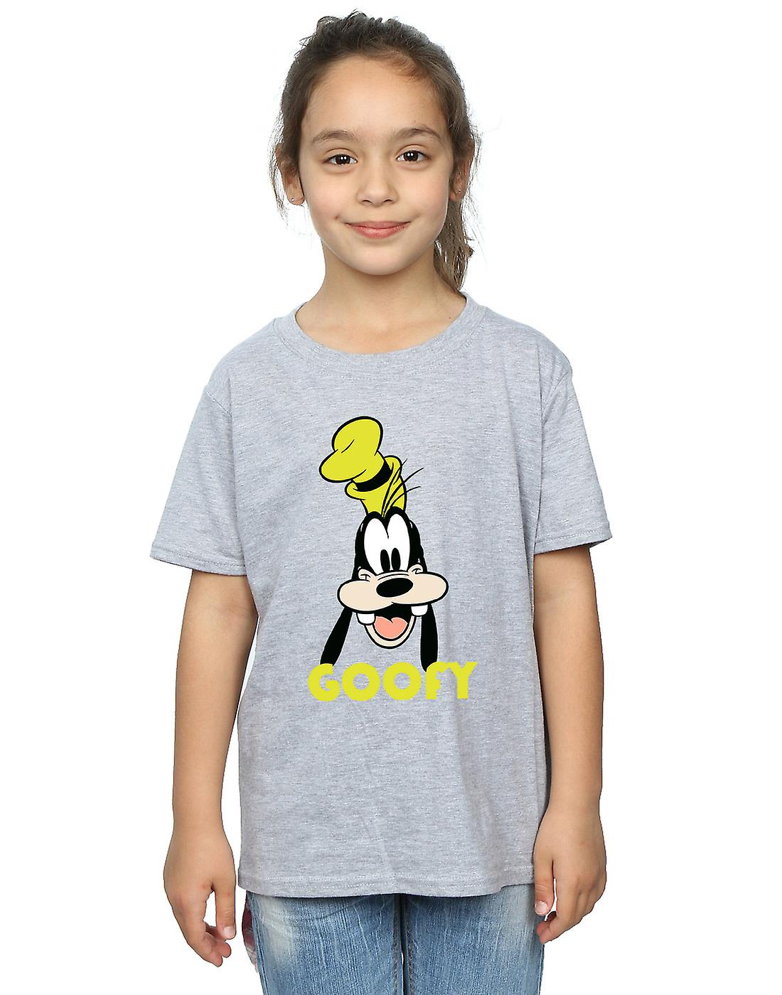 Disney Girls Goofy Face T-Shirt | Fruugo UK