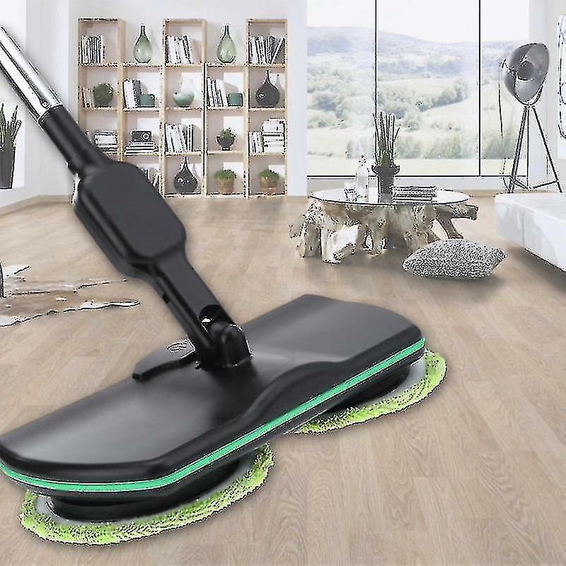 Chargeable Electric Wireless Broom 360 Degree Rotating Mop Spin Spray ...
