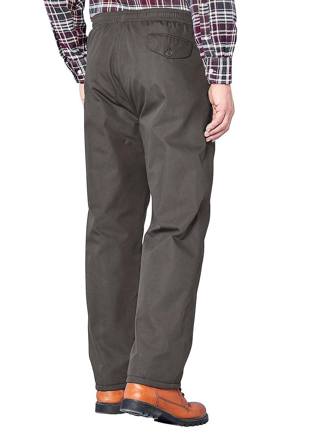 Chums | Mens | HIGH-RISE Fleece Lined Leisure Trouser Pants | Fruugo AU