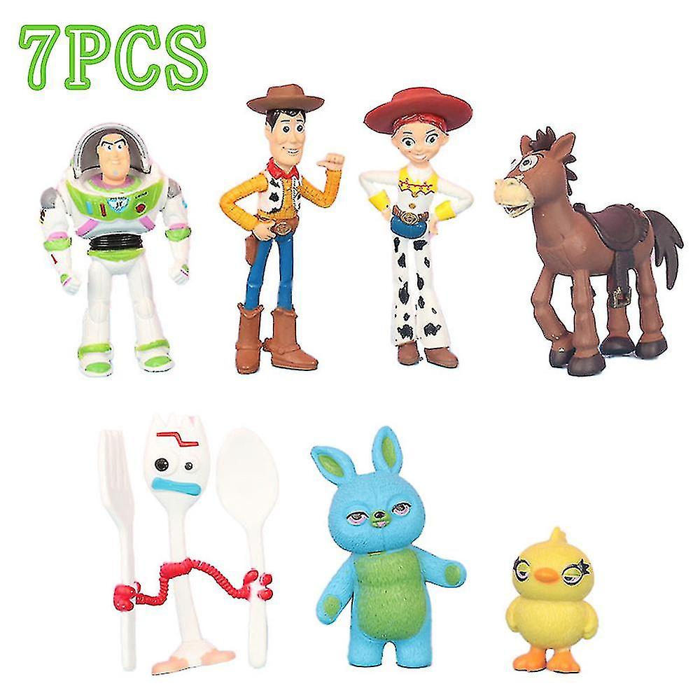 Toy Story Action Figures Toys Set Buzz Lightyear Minifigures Models ...
