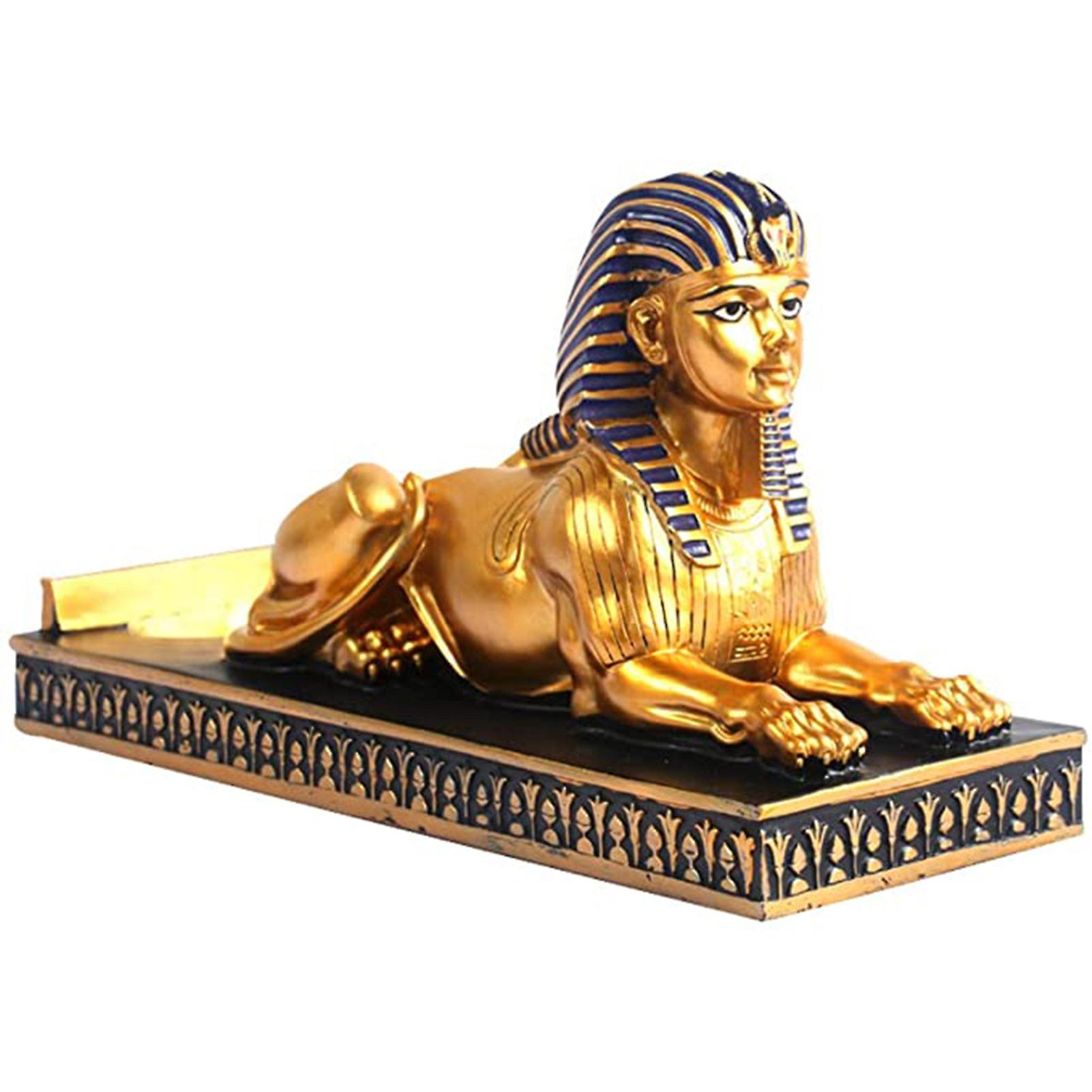 Sphinx Wine Rack Holder Statue Egyptian Pharaoh Bottle Stand Ancient Egypt Resin Ornament for ...