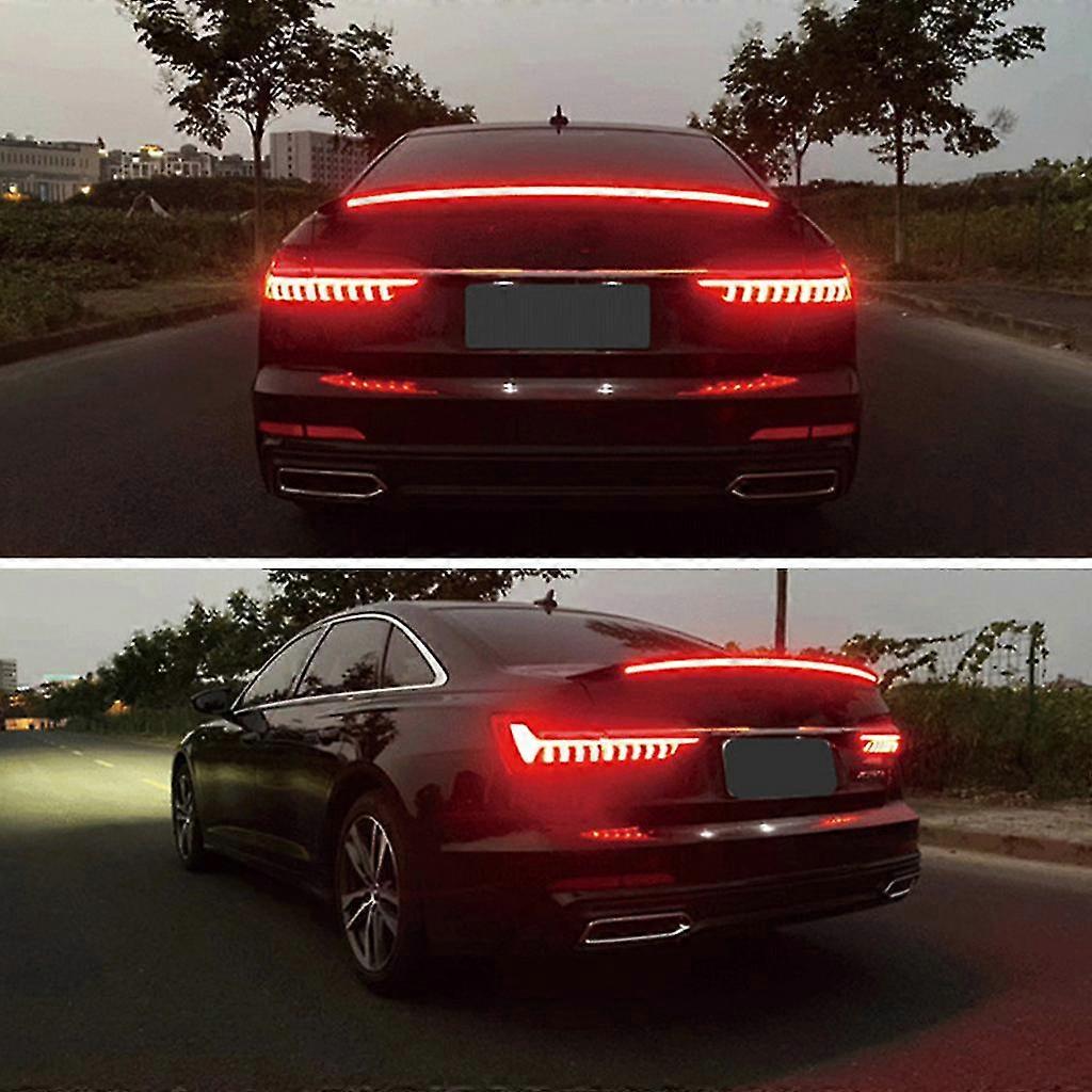 Universal LED Rear Spoiler Lip Kit for Car Trunk Exterior Brake Light ...