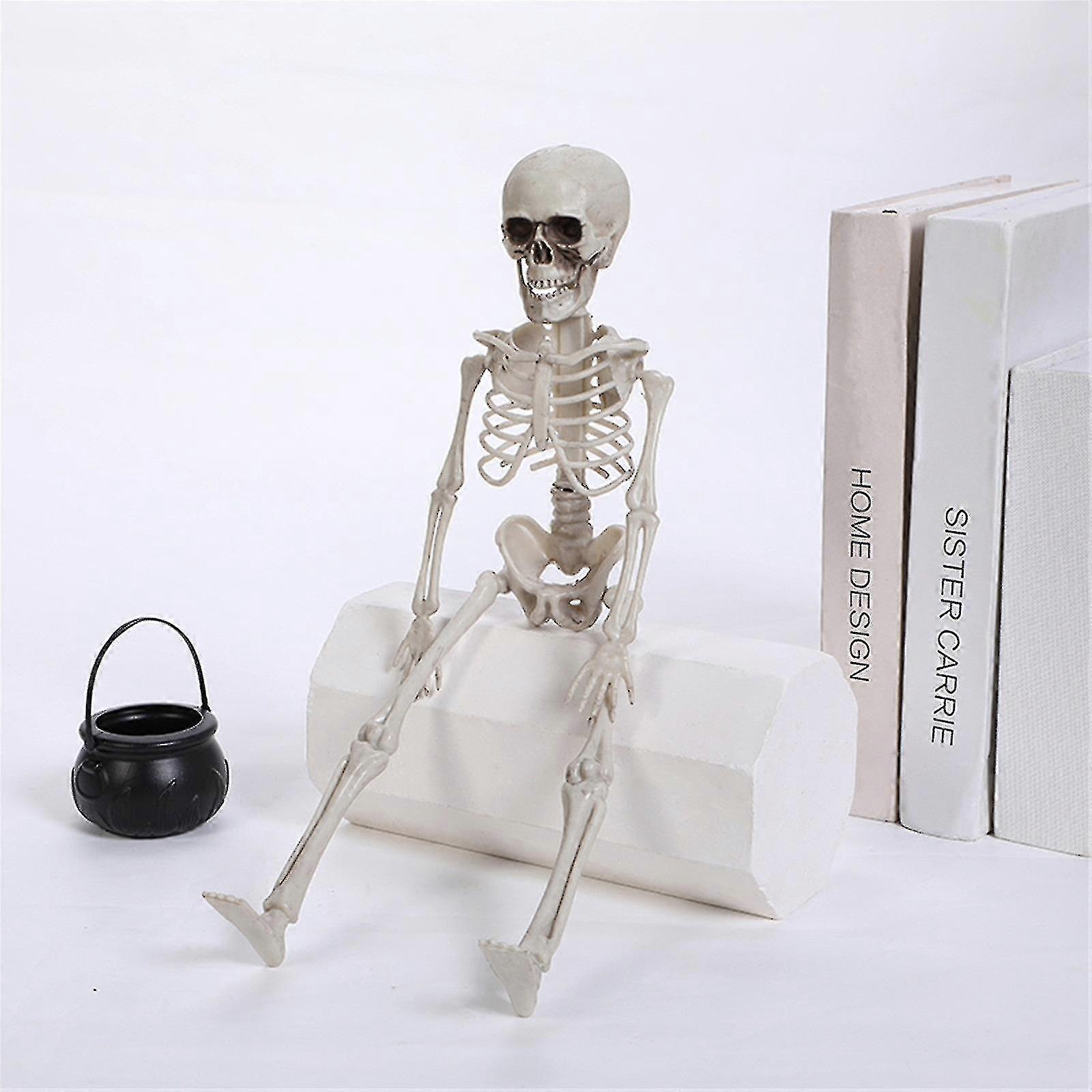 Halloween Decoration Full Body Skeleton Plastic Bones With Posable ...