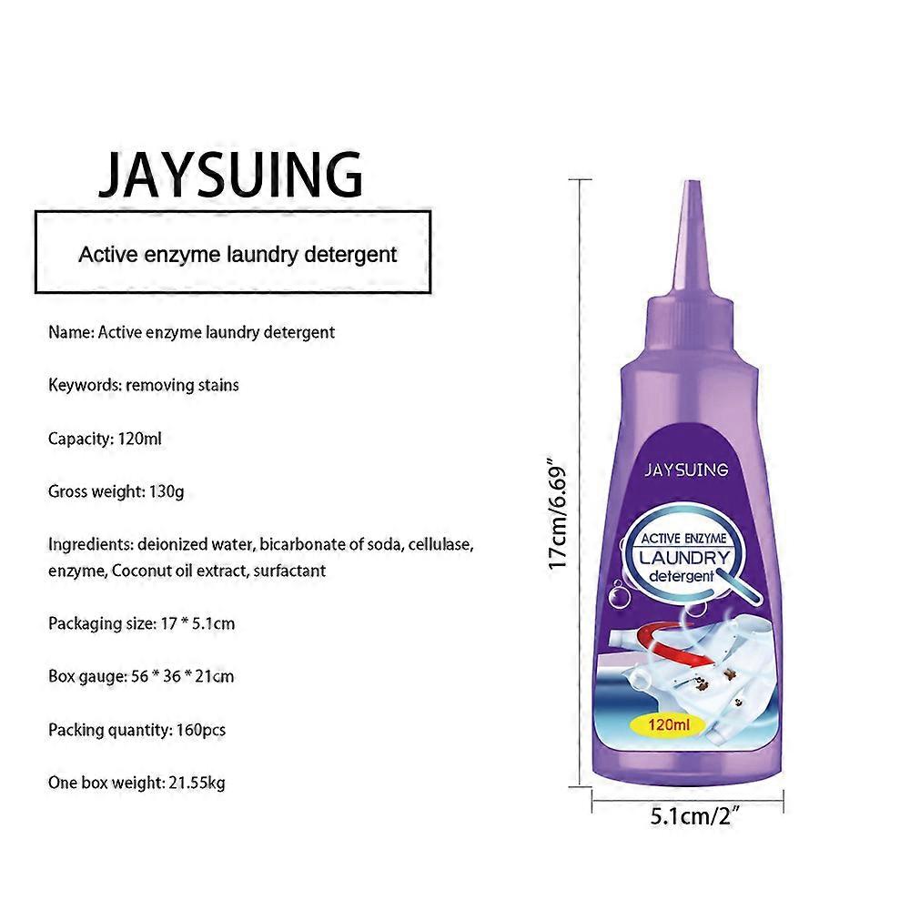 Active Enzyme Laundry Stain Remover Garment Stubborn Stain Cleaner ...