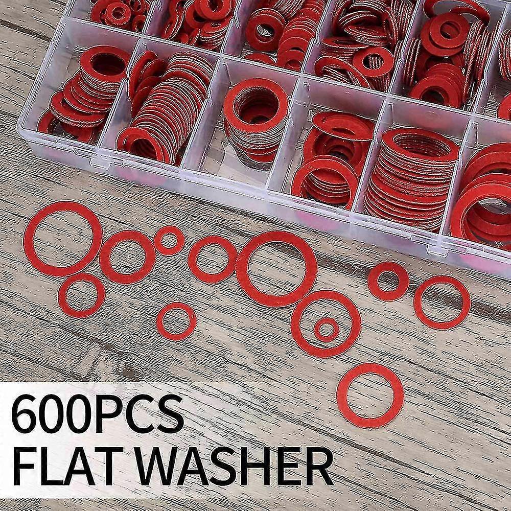 600pcs fiber wasmachine assor assor kit 12 formaat rood staal papier ...