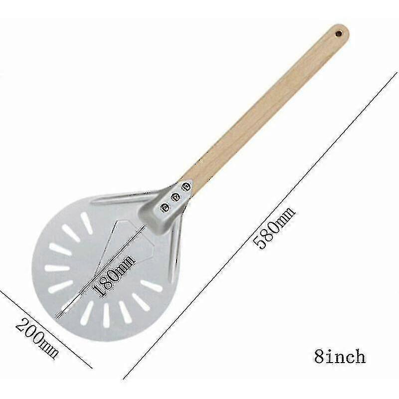 Professional Pizza Turning Peel,long Handle 7/8/9 Inch Perforated Pizza ...