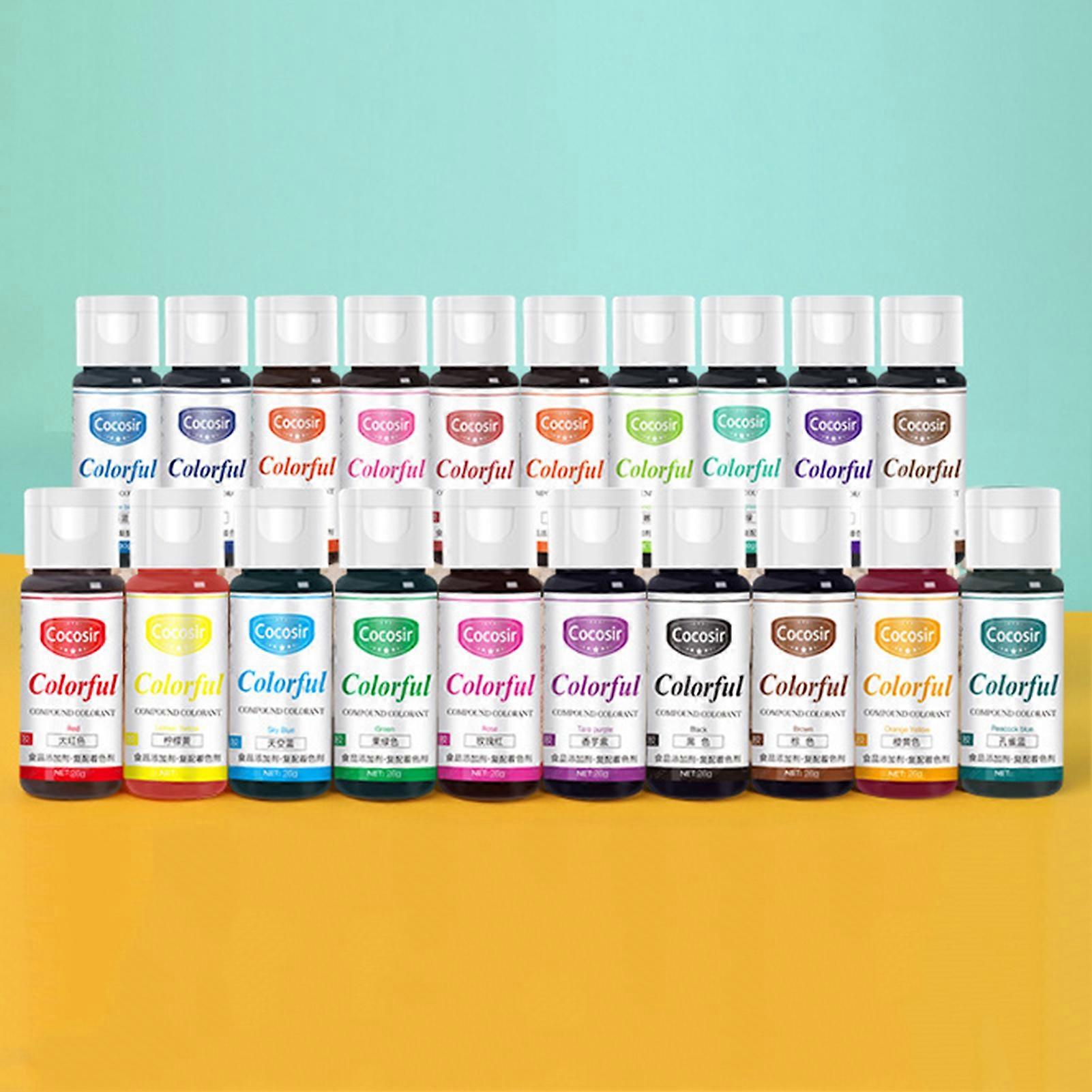 Food Coloring Edible Highly Concentrated Vibrant Cake Decorating ...