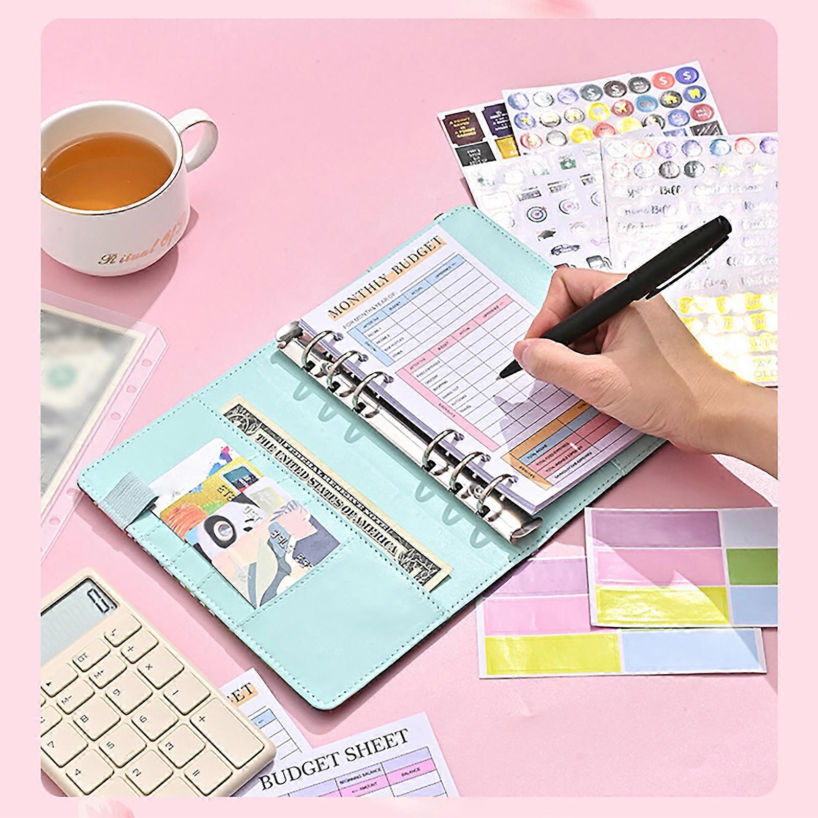 Budget Planner,A6 Binder Financial Plan Bookkeeping Notebook With ...