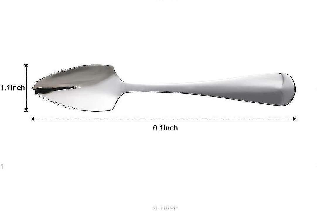 Grapefruit Spoon Set 6 Pieces Of Food Grade Stainless Steel Dessert ...
