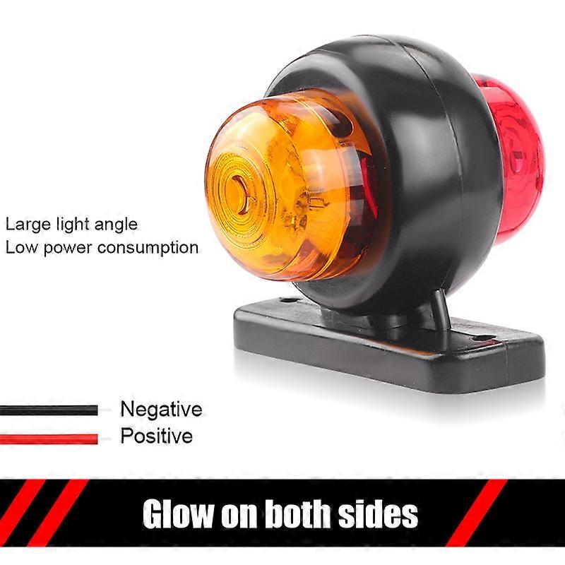 Truck Trailer LED Double Sides Marker car lights Universal Signal car ...