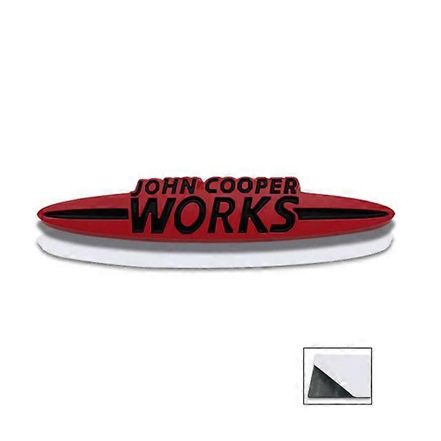 Car Interior 3D Metal John Cooper Works Logo Car Front Grill Emblem ...
