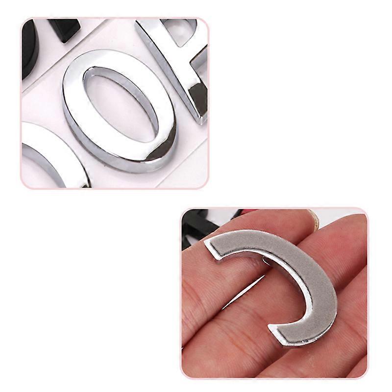 3D ABS Black Chrome Car Letters Rear Trunk Logo Mini Cooper S Emblem ...