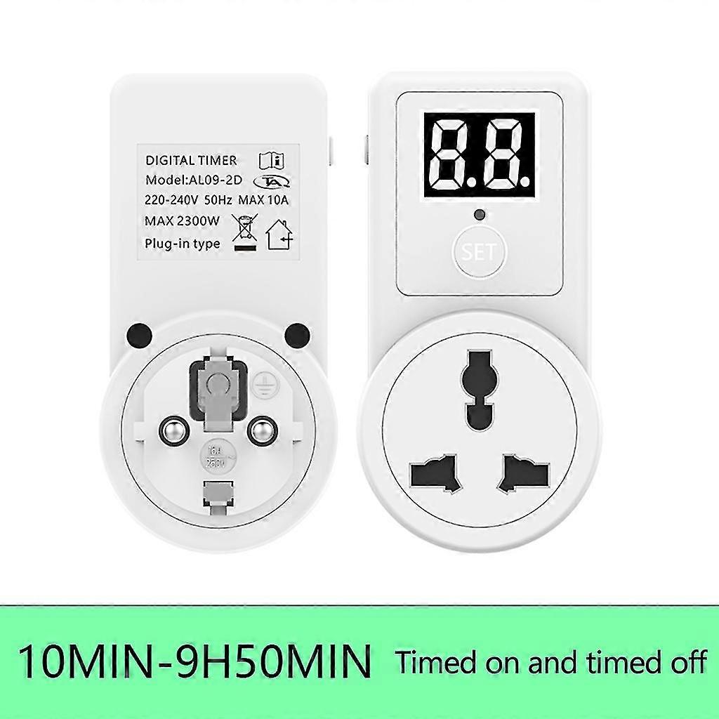 Digital Electric Timer Plug Socket With Countdown Switch Time Control Eu Plug | Fruugo UK