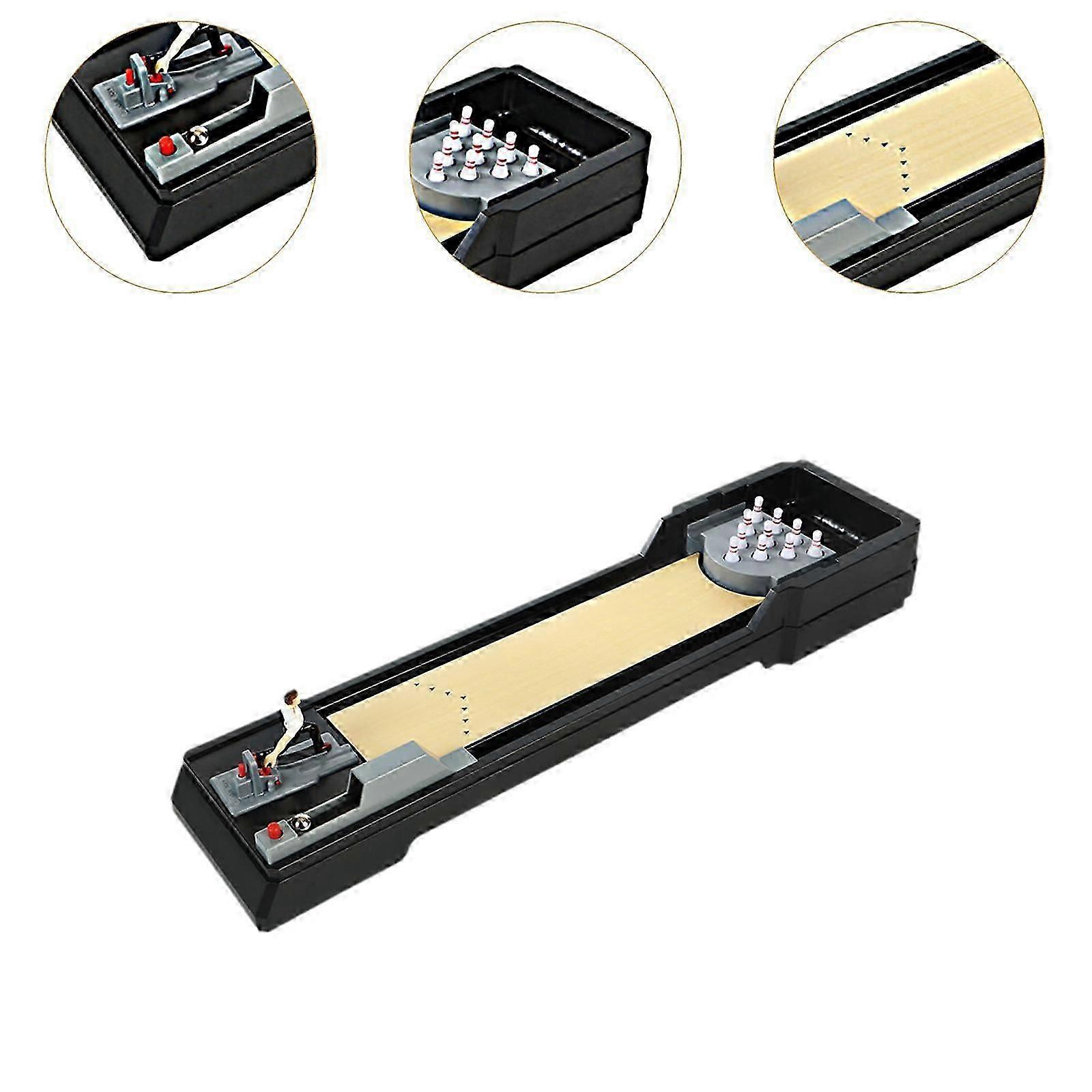 Tabletop Bowling Stress Relief Arcade Desktop Game for Home Family Game ...