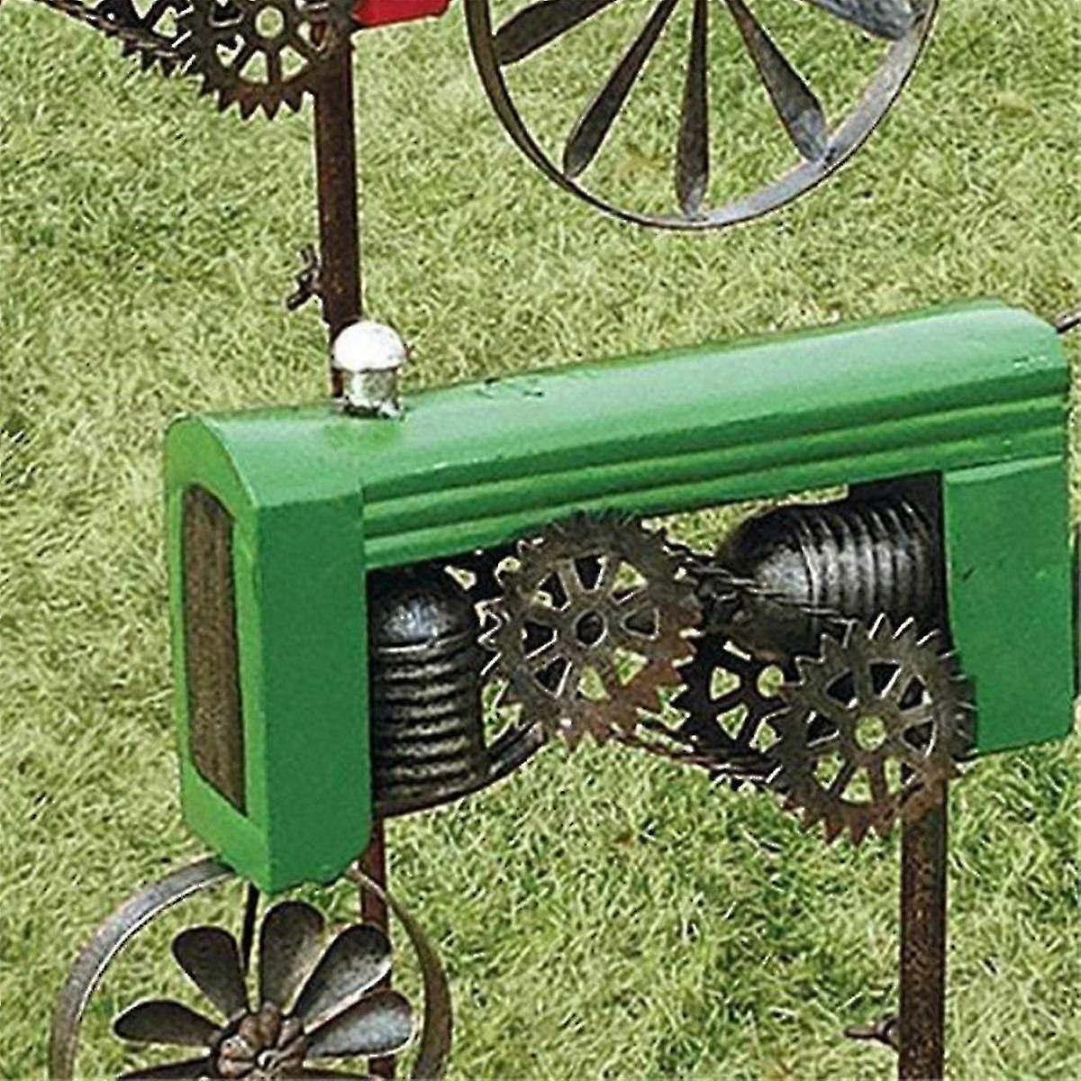 Tractor Wind Spinner,Metal Tractor Yard Stake Cart for Walkway, Pathway ...