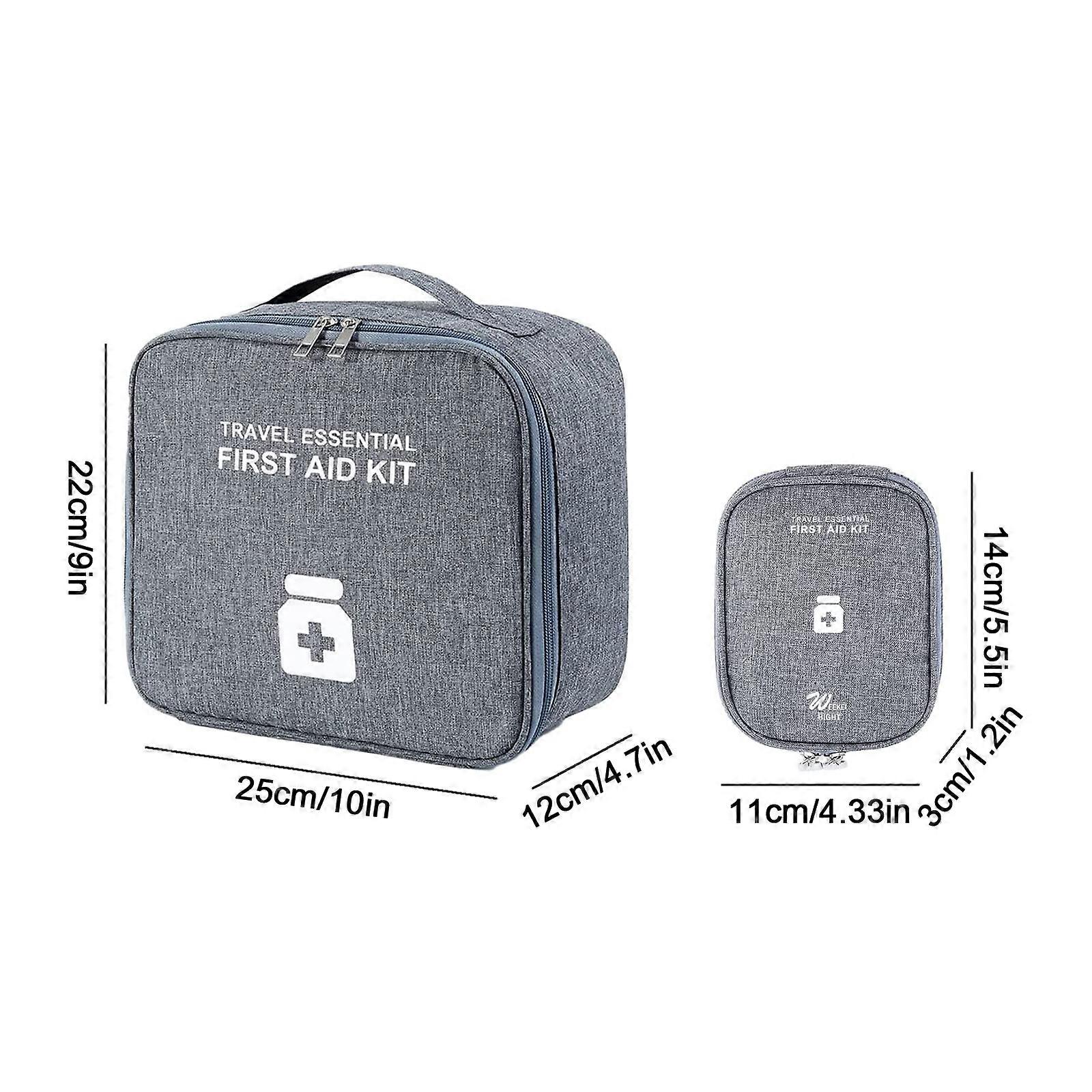 First Aid Kit Large Capacity Medicine Storage Pouch Organizer for Case ...