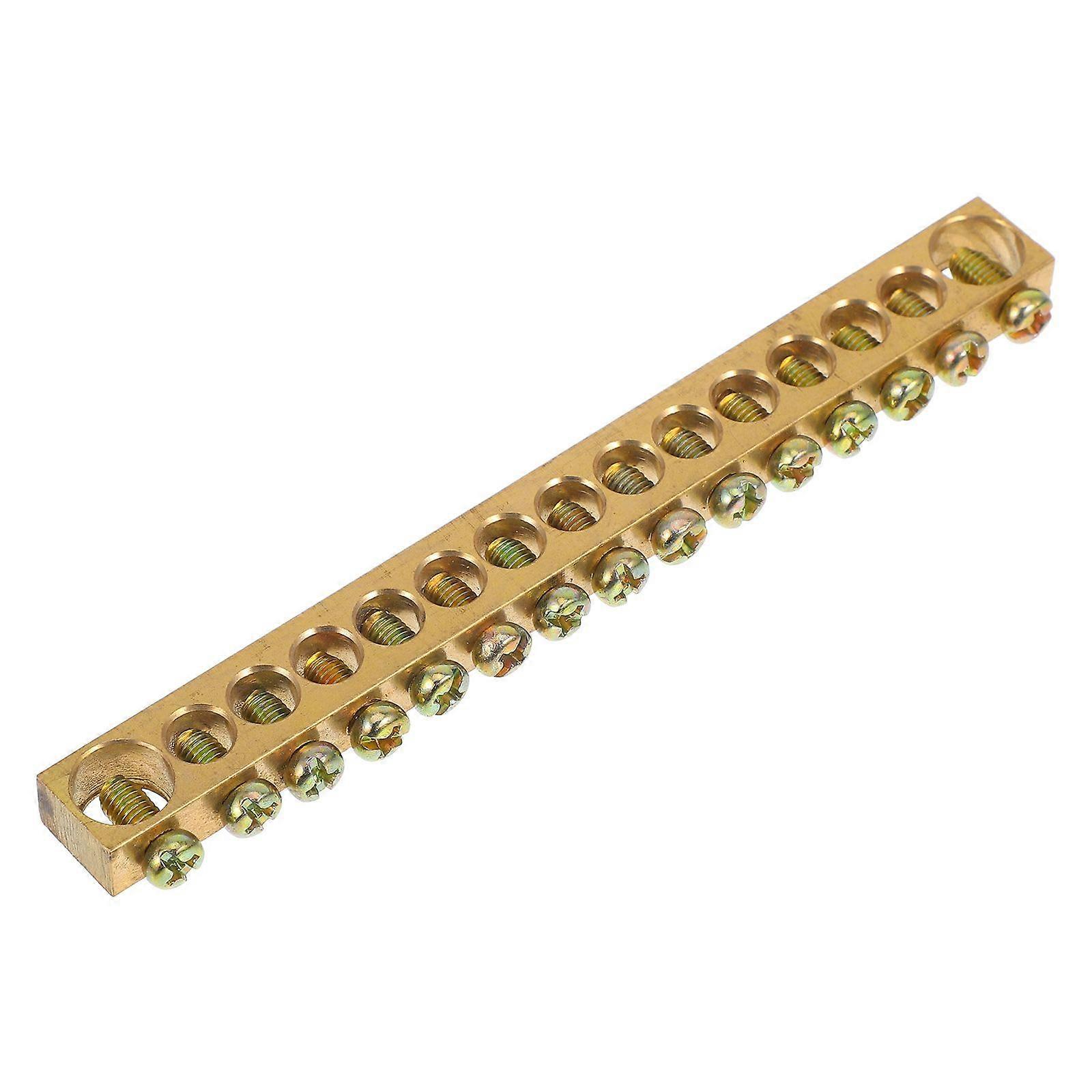 Terminal Bus Bar Distribution Terminal Bus Bar Ground Bar 15-Holes ...