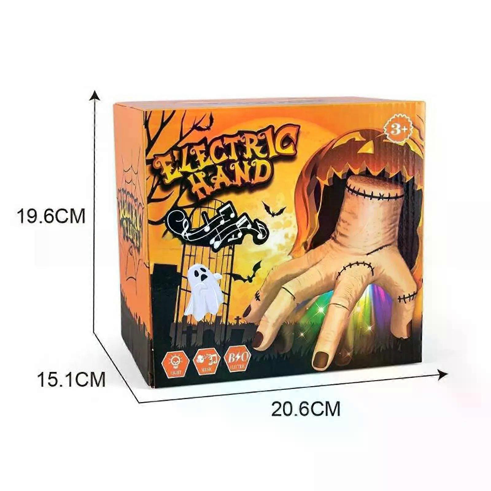 Halloween Electric Ghost Hand Prank Toy With Lights Music Horror ...