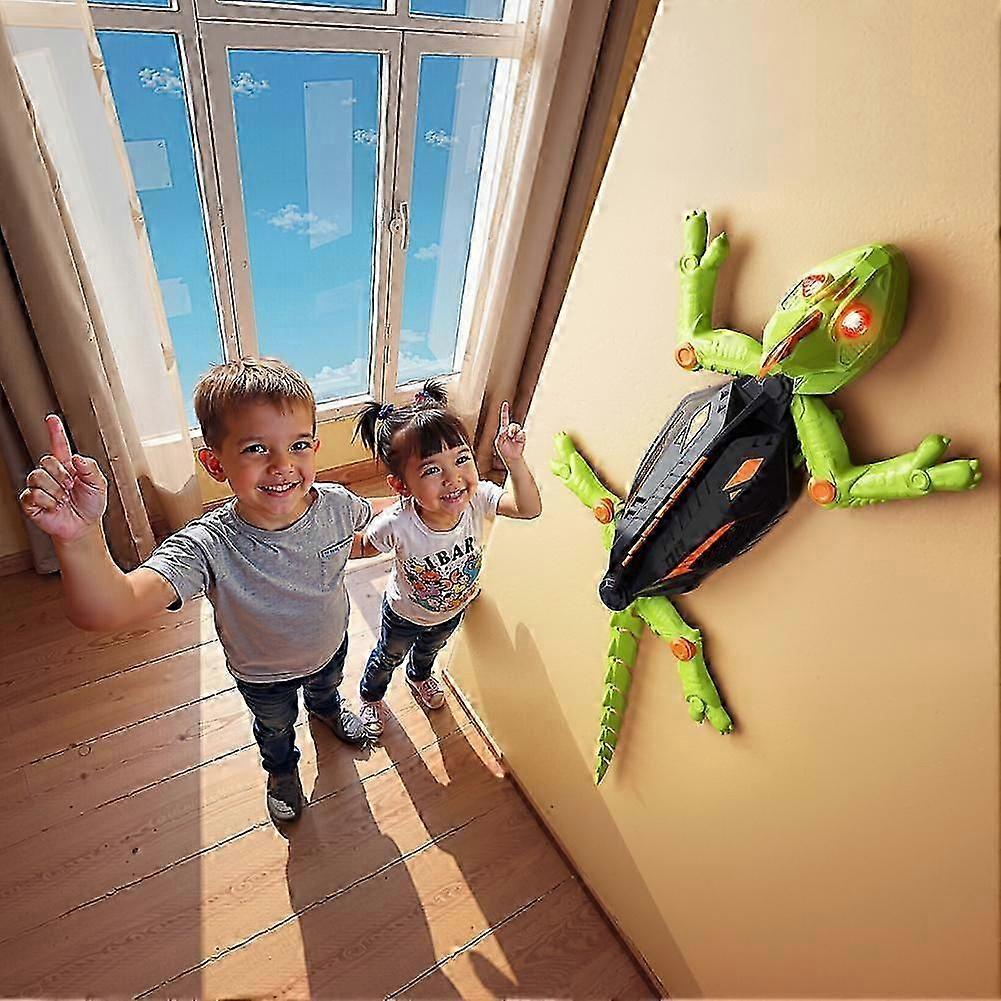 Wall Crawler Gecko, Rechargeable Remote Control Robot Toy, Climbs Walls ...