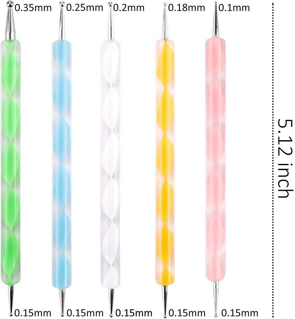 Veeki 25Pcs Dotting Painting Tools Pen Dotting with Mandala Stencil Kit ...