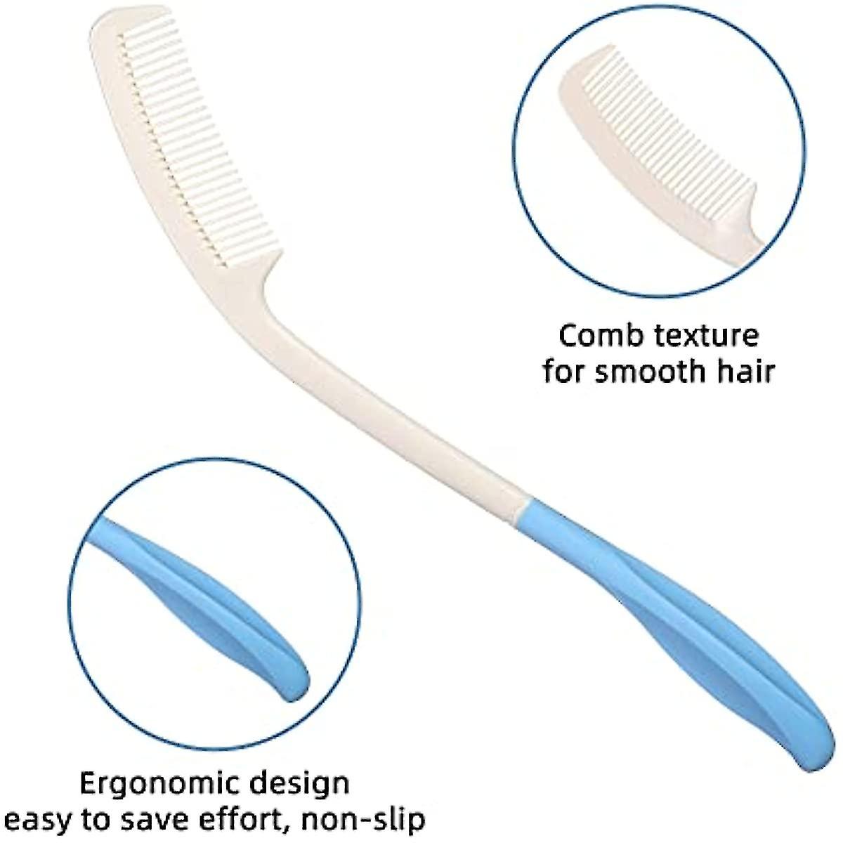 Long Reach Handled Comb And Hair Brush Set Applicable To Elderly And ...