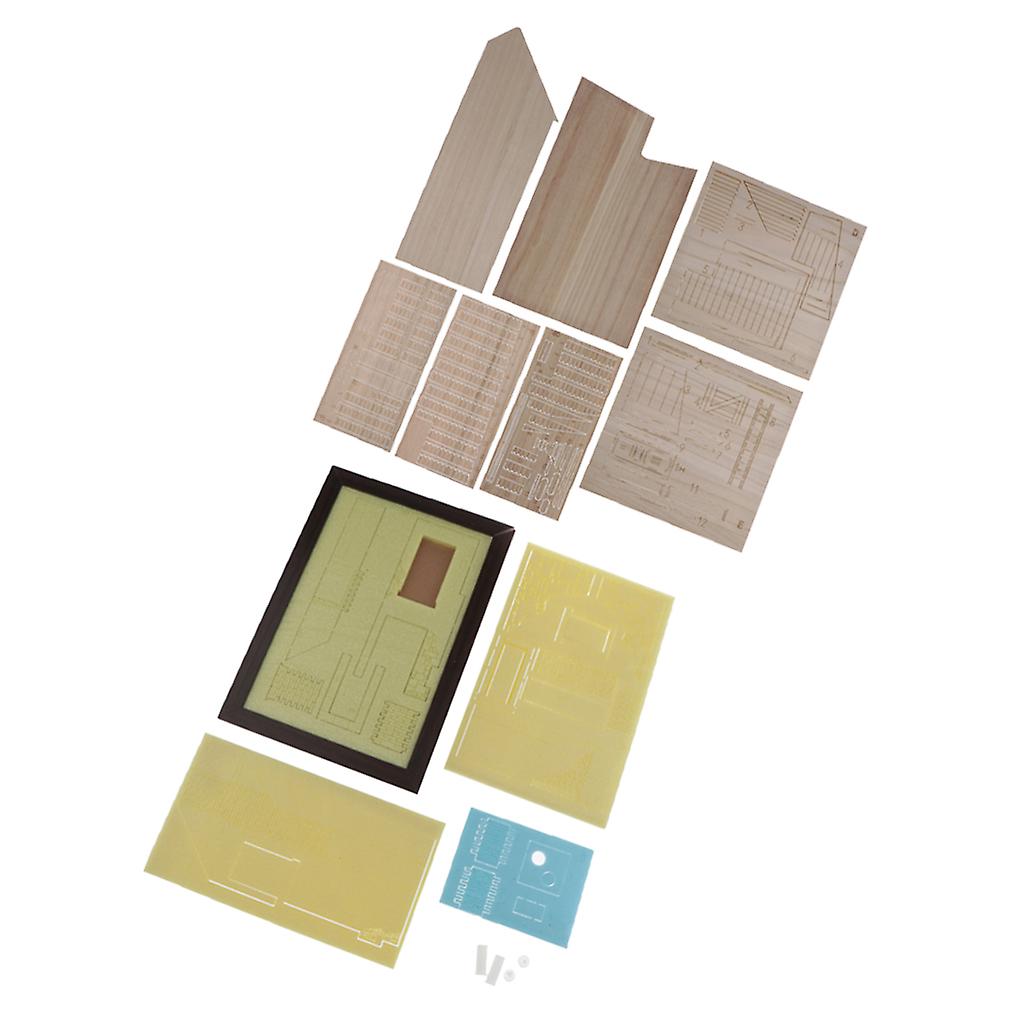 1/35 Scale Miniature Military Building Scene Sand Table Diy Model Kits ...