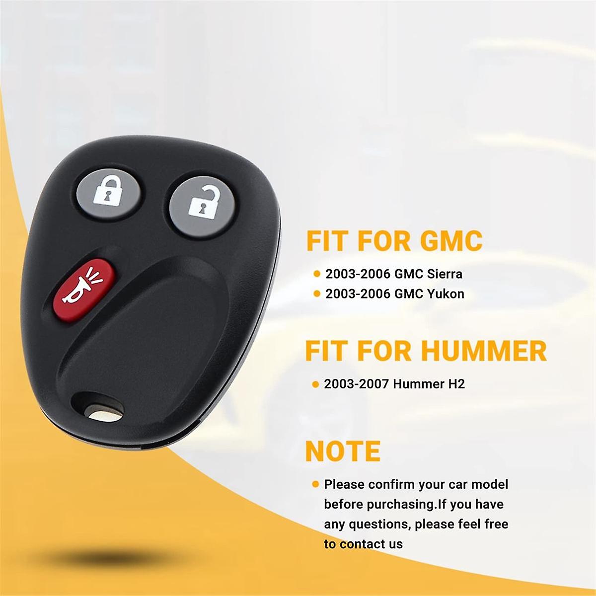 Keyless Entry Car Key Fob LHJ011 for H2 Escalade,2Pcs | Fruugo UK