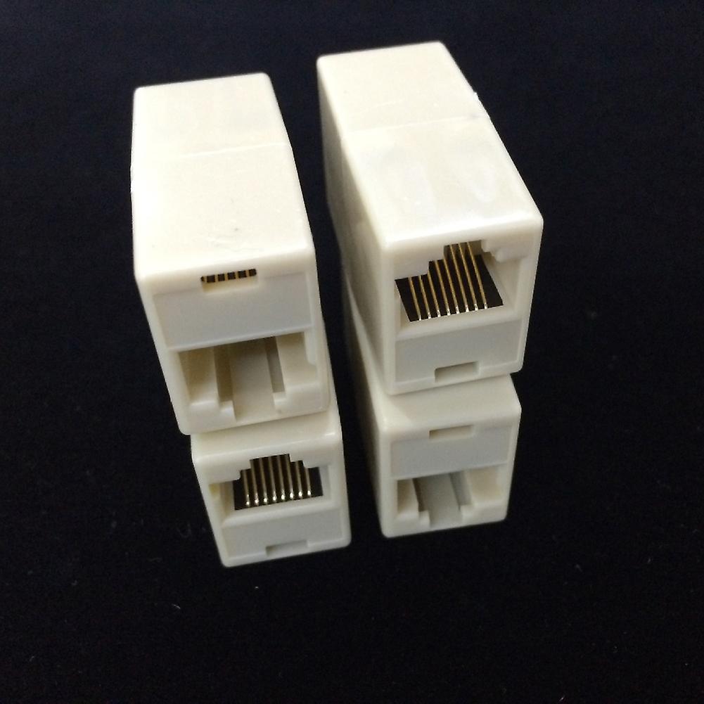 5Pcs LAN Ethernet Network RJ45 Splitter Plug Adapter Cable Extension ...