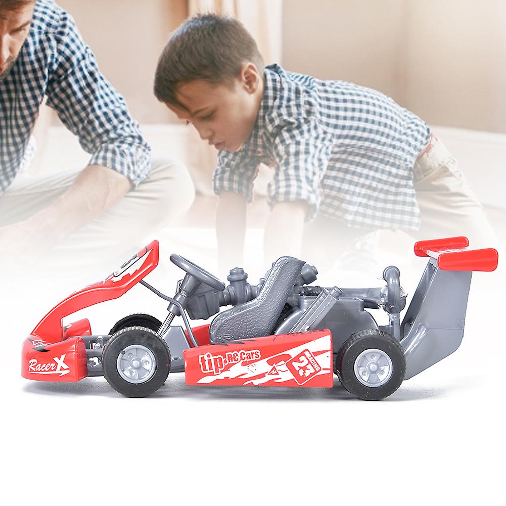 132 Scale Red Alloy Go Kart Racing Car Model Toy | Fruugo UK