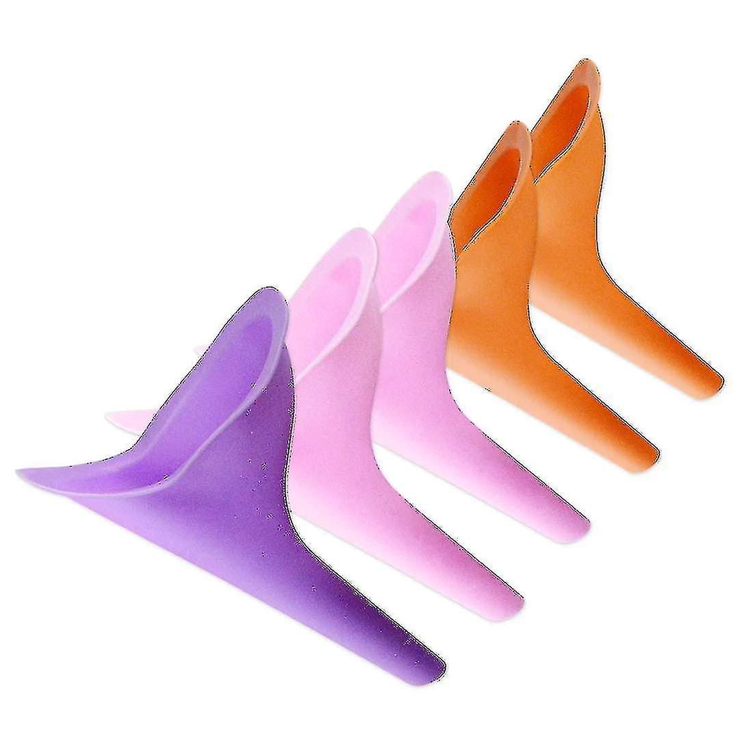 Female Urination Device, 5 Pcs Urinal Funnel Compatible Women Reusable Standing Up Female Pee ...