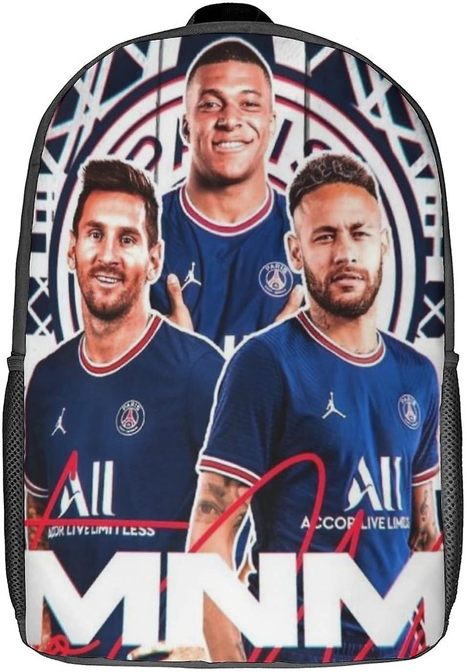 GENBAK Bookbags Girls Kids School Backpack Messi Neymar Mbappe School ...