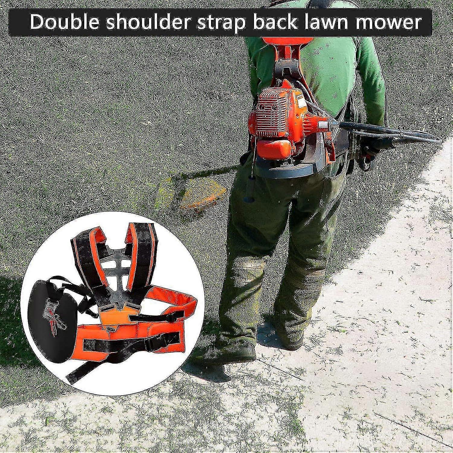 Trimmer Shoulder Strap - Double Shoulder Adjustable Harness For Trimmer ...