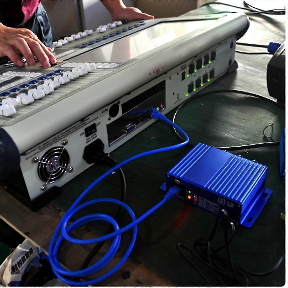 Artnet-dmx 4 Four Way Artnet Dmx Bi-directional Converter 4 Female 3pin ...